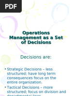 10 Key Operations Management Decisions | PDF | Supply Chain | Supply ...