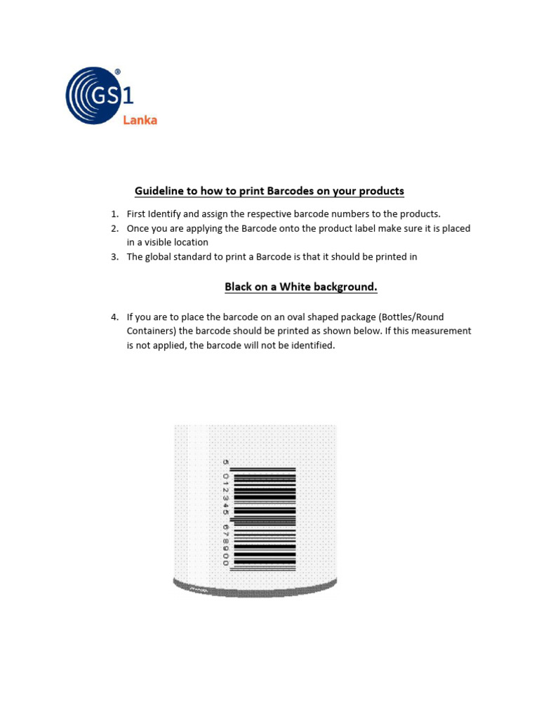 Barcode Printing Guide for Products | PDF | Universal Product Code ...