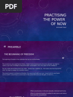 The Power of Now | PDF | Mind | Thought