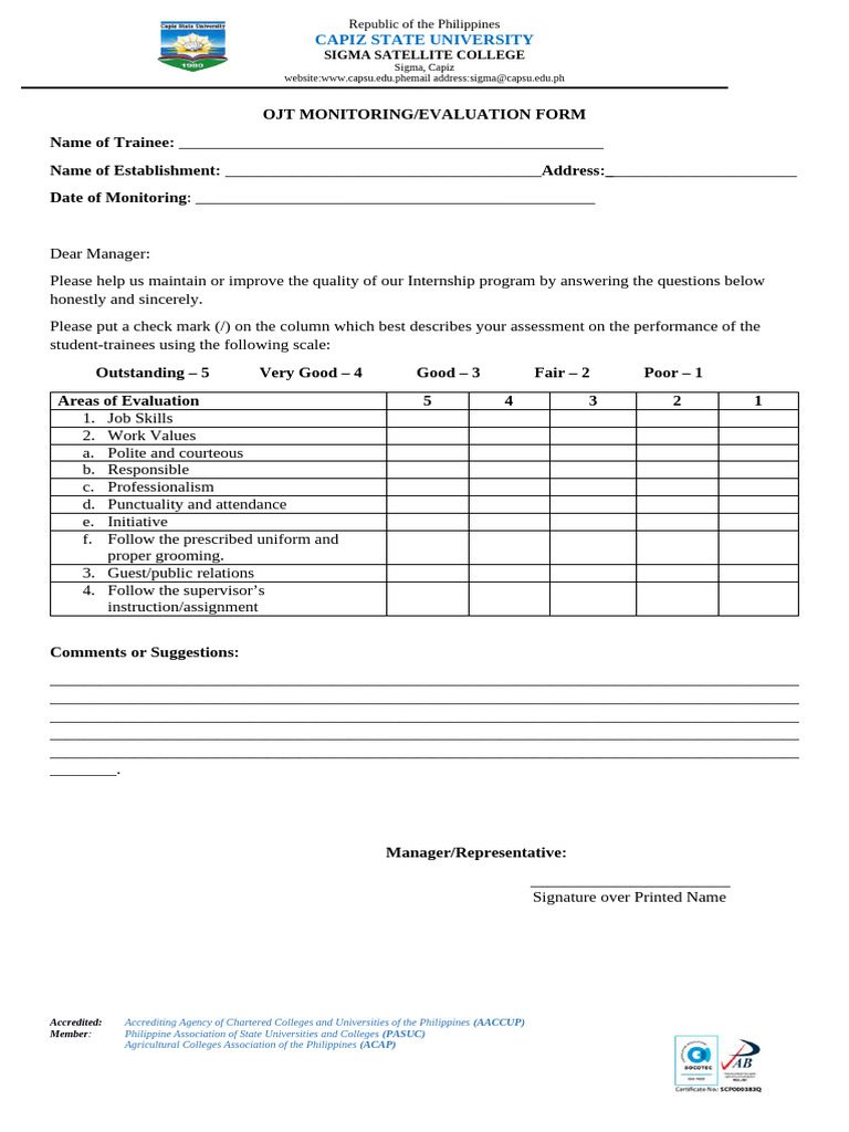 MONITORING-FORM-Copy | PDF