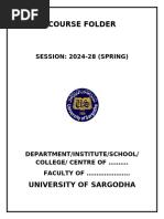 Course File Contents | PDF