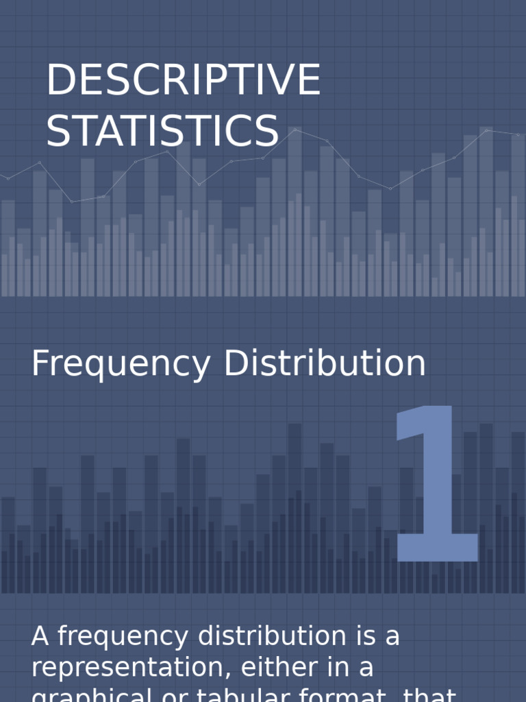 Descriptive Statistics | PDF | Variance | Statistics
