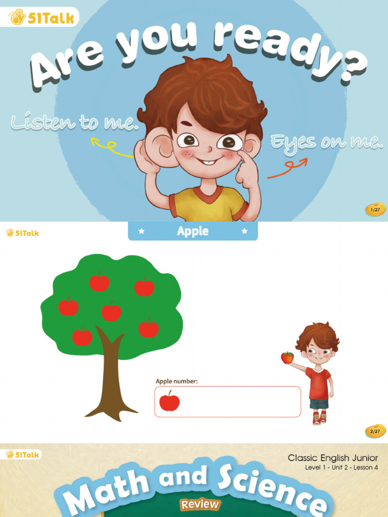 Level 1 - Unit 2 - Lesson 4 - Math and Science | PDF