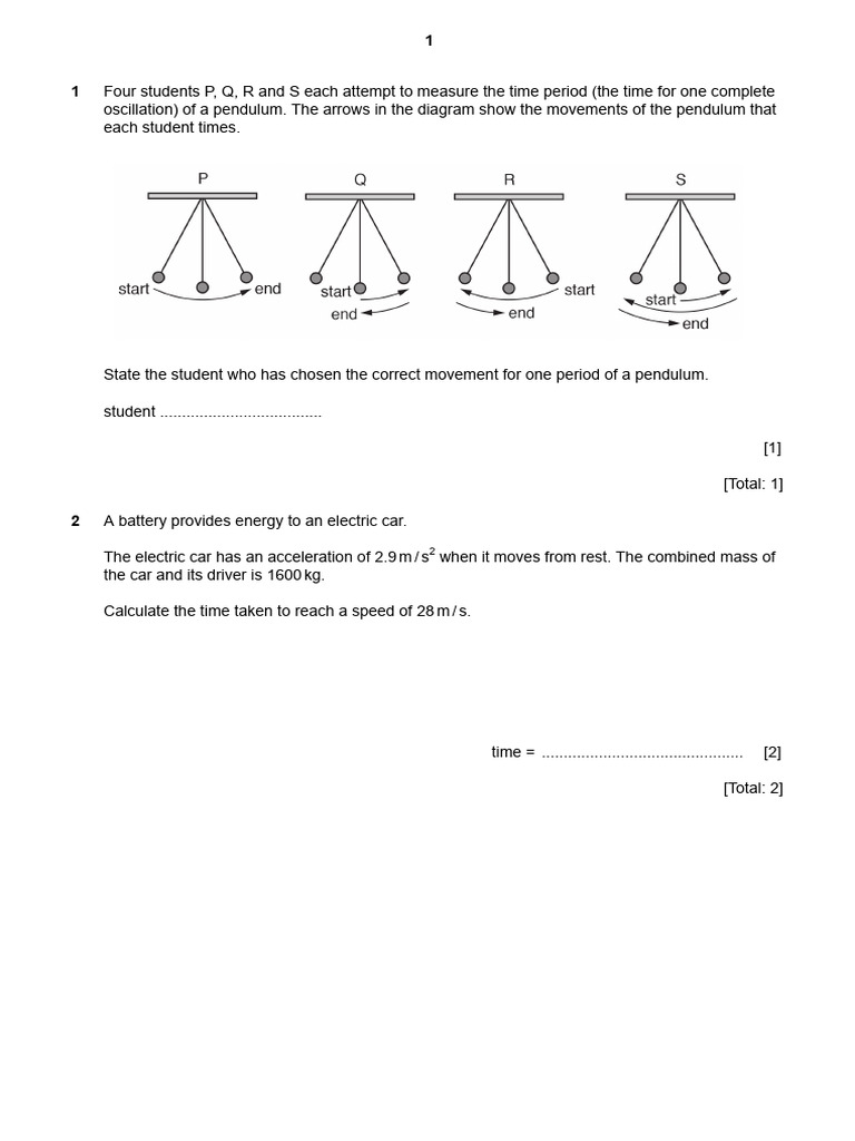Phy Aug ppr | PDF | Collision | Force
