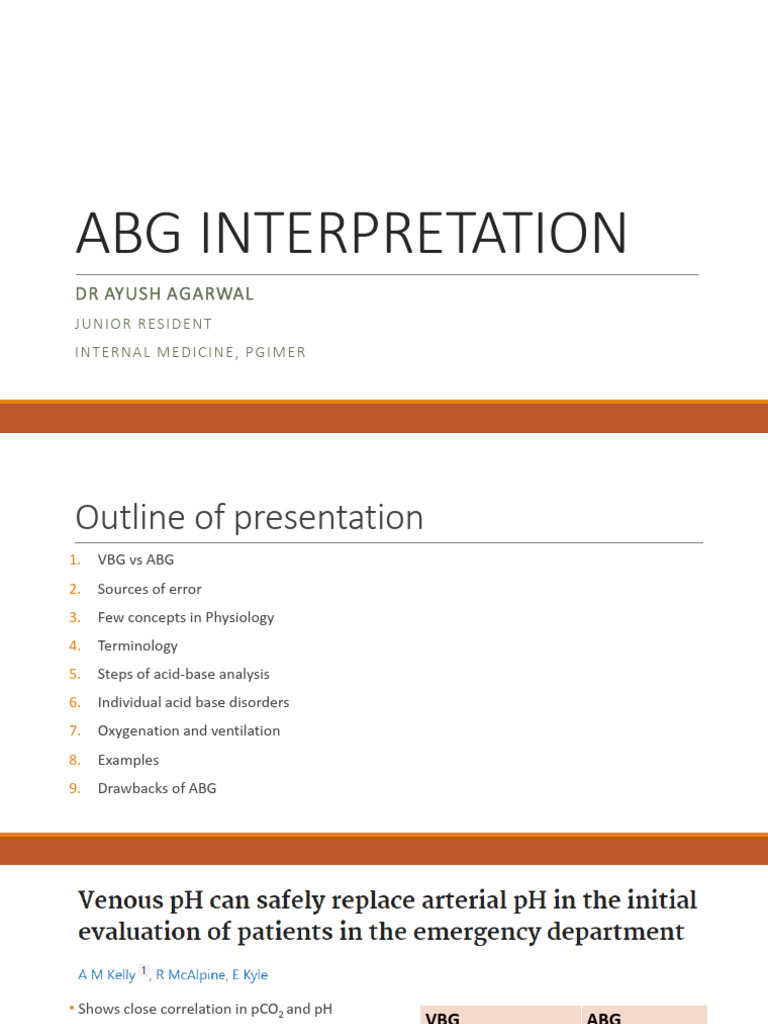ABG-interpretation | PDF | Medical Specialties | Physiology