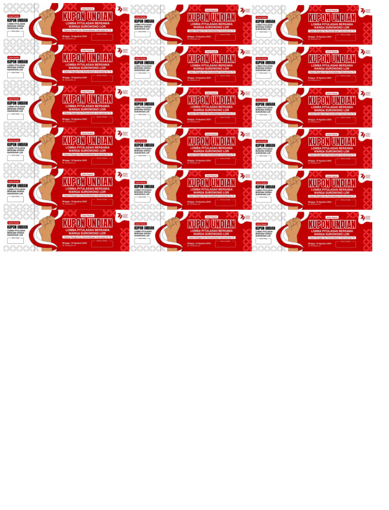 KUPON UNDIAN | PDF