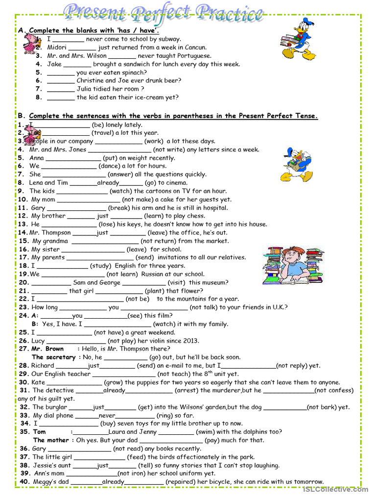 Present Perfect | PDF