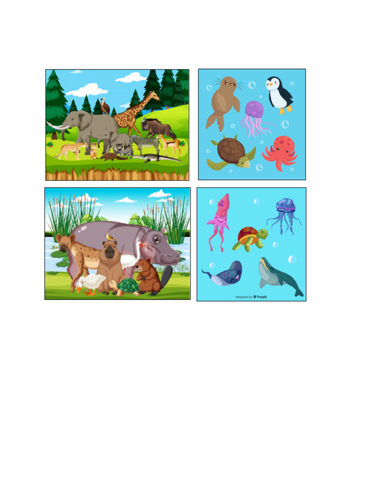 Land and Water Animals | PDF