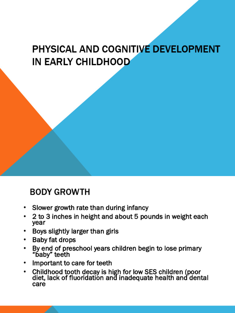 Physical and Cognitive Development in Early Childhood | PDF | Thought ...