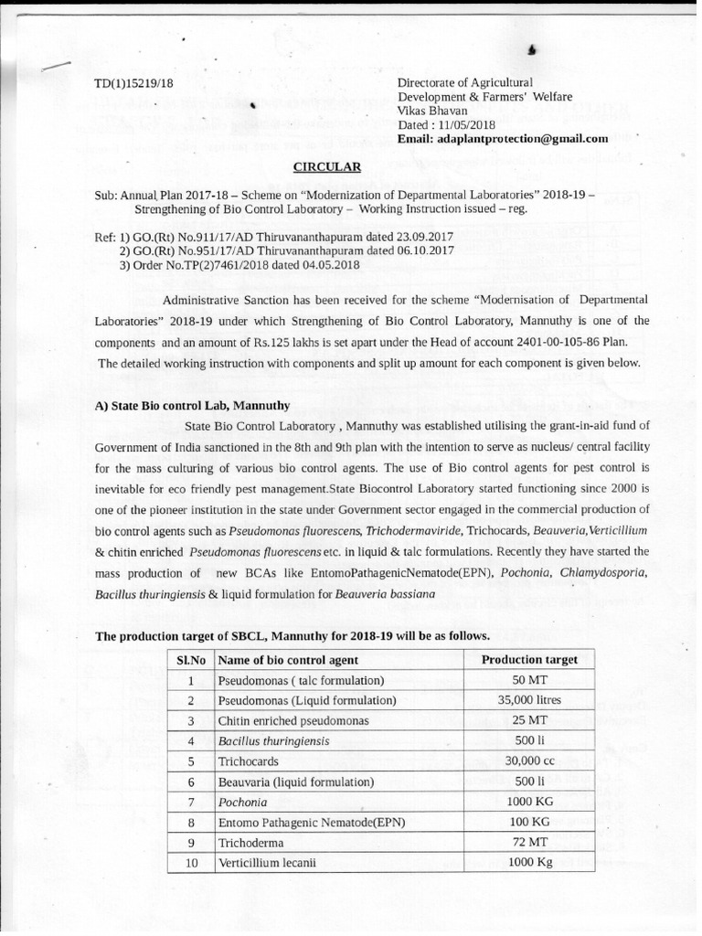 Circular Ps 2018-19 152019 01 | PDF