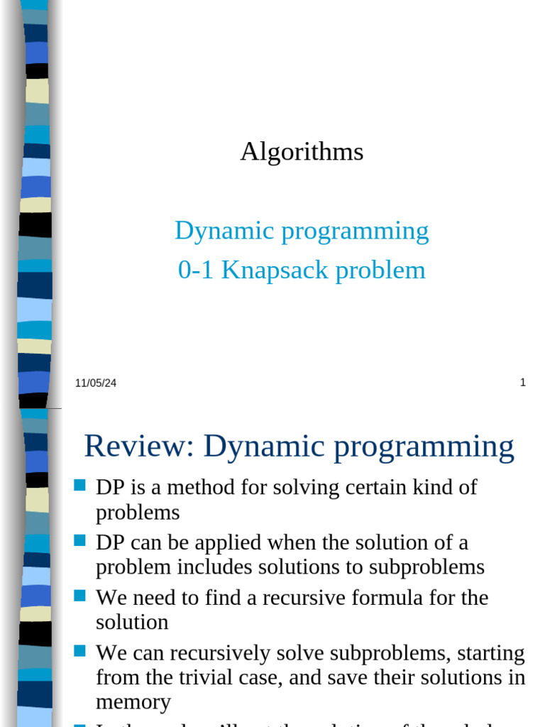 Lecture 33 | PDF | Dynamic Programming | Theoretical Computer Science