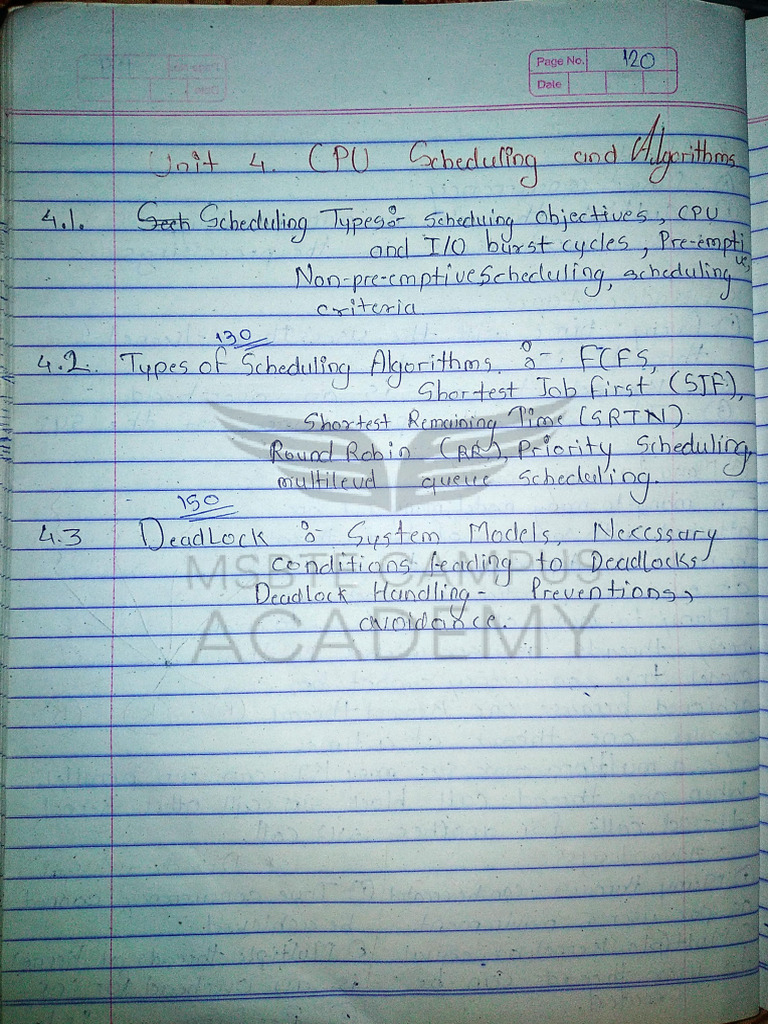 Os Unit 4 Notes by Msbte - Campus | PDF