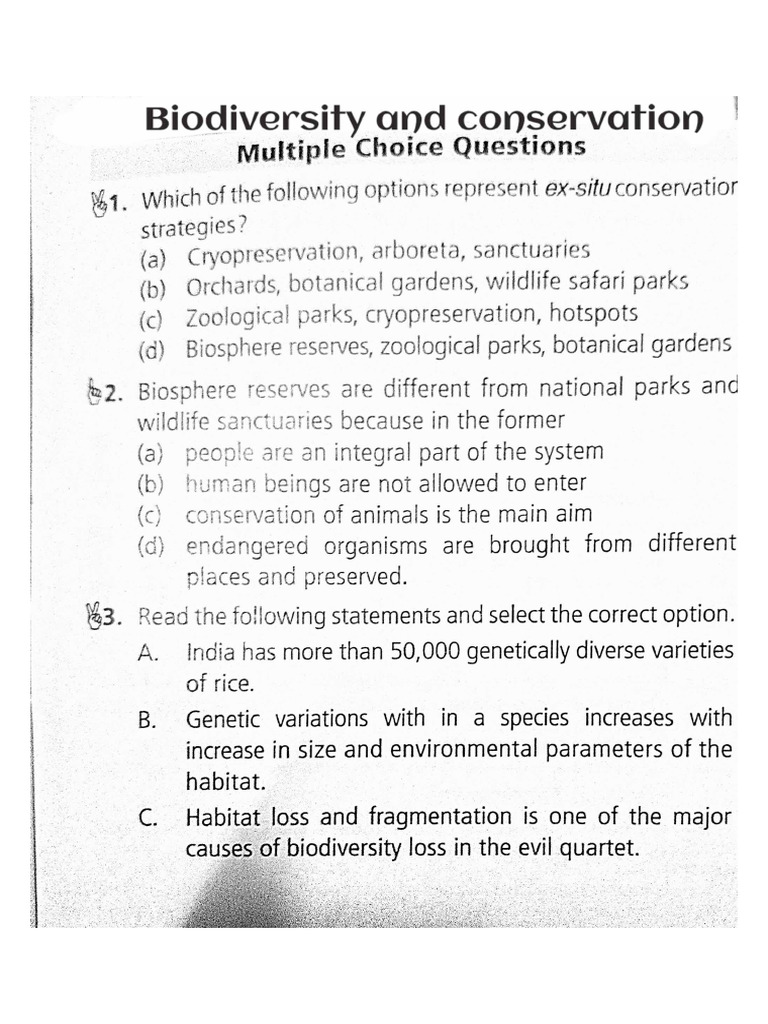 Biodiversity and Conservation | PDF