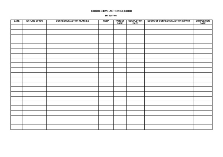Corrective Action | PDF