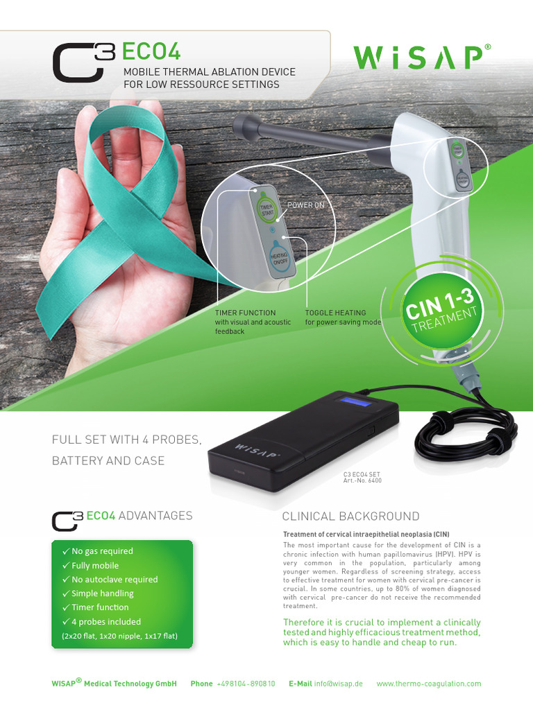 Flyer C3ECO4-V31082023 | PDF | Cervical Cancer | Medical Specialties
