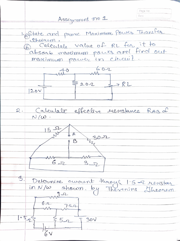 BEE Assignment 1-1 | PDF