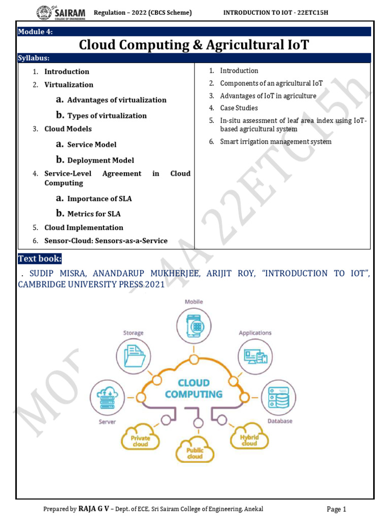 Lecture Notes - 22ETC15 - Module 4A | PDF | Cloud Computing ...