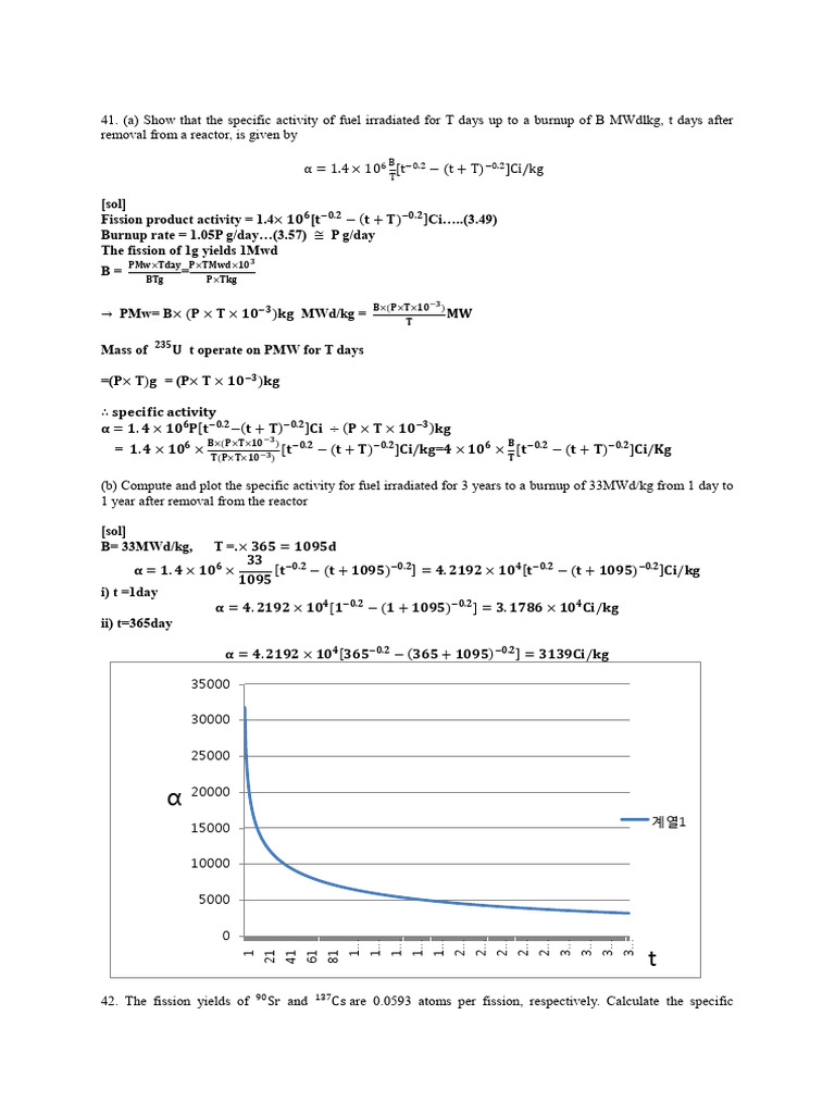 Nuclear Solution-4 | PDF | Radioactivity | Nuclear Chemistry