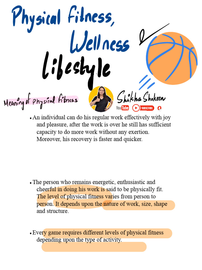 Physical Fitness Health And Wellness 3 Pdf Flexibility Anatomy