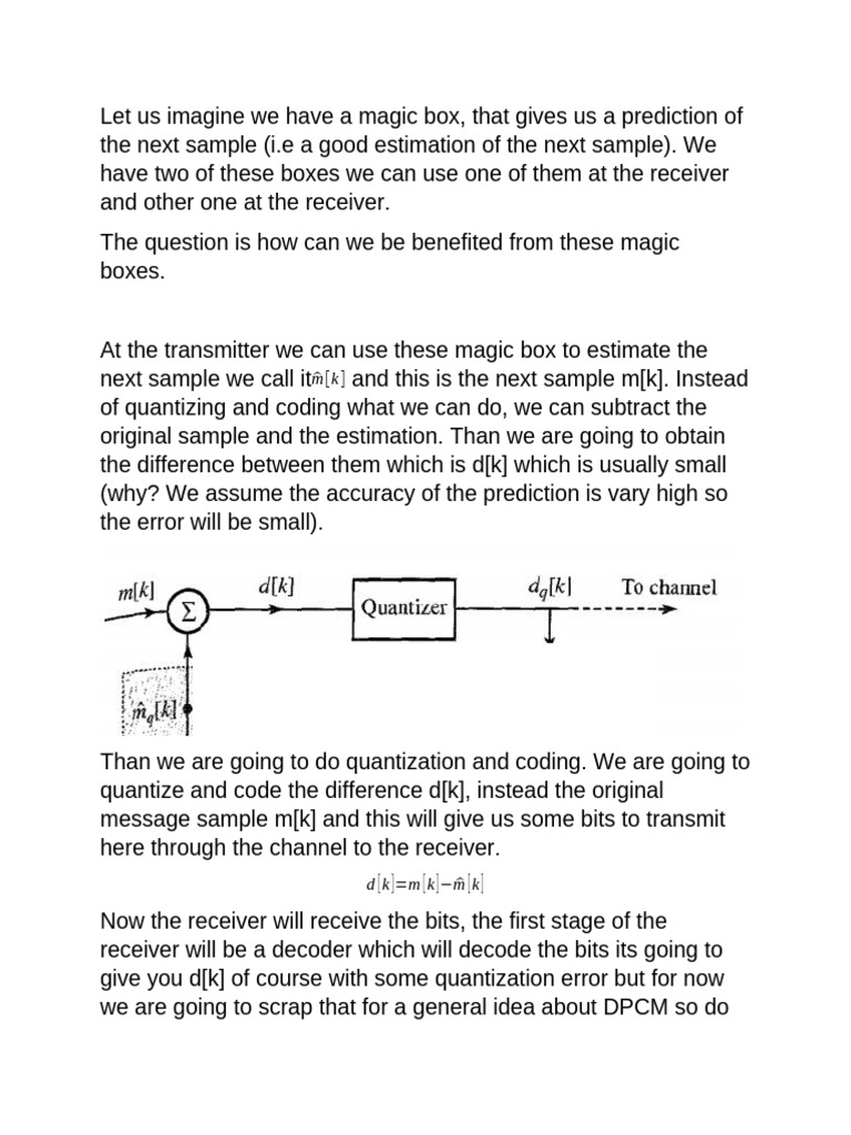 Understanding Differential Pulse Code Modulation | PDF | Sampling (Signal Processing ...