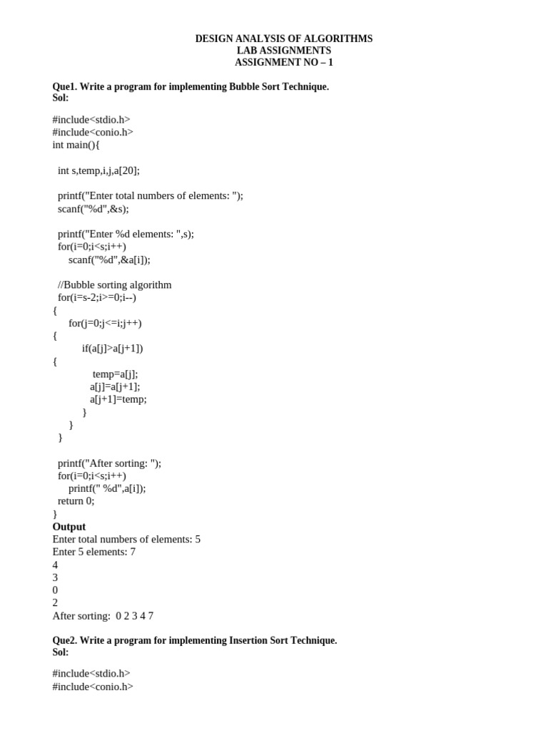 Design Analysis of Algorithm1 | PDF | Computing | Applied Mathematics Design Analysis of Algorithm1 | PDF | Computing | Applied Mathematics