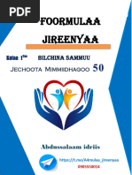 Jechaa Beektota | PDF