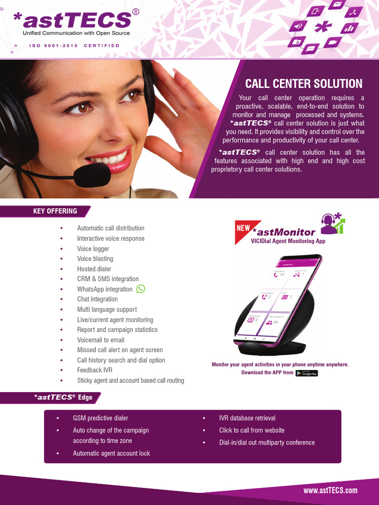 Call Center Dialer Brochure | PDF | Call Centre | Voice Over Ip