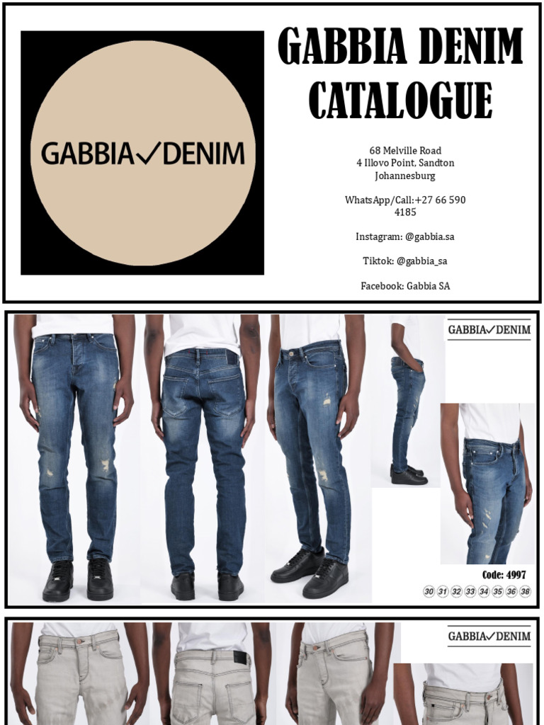 Gabbia Denim Catalogue Overview | PDF