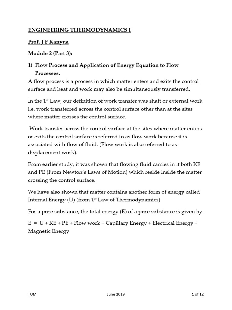 Module 2 Part 3 ENGINEERING THERMODYNAMICS I | PDF | Heat Exchanger | Pump