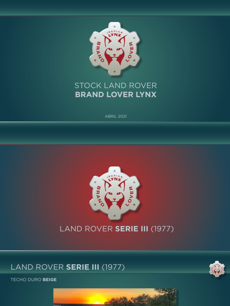 Stock land rover | PDF | Off Roading | Vehicles