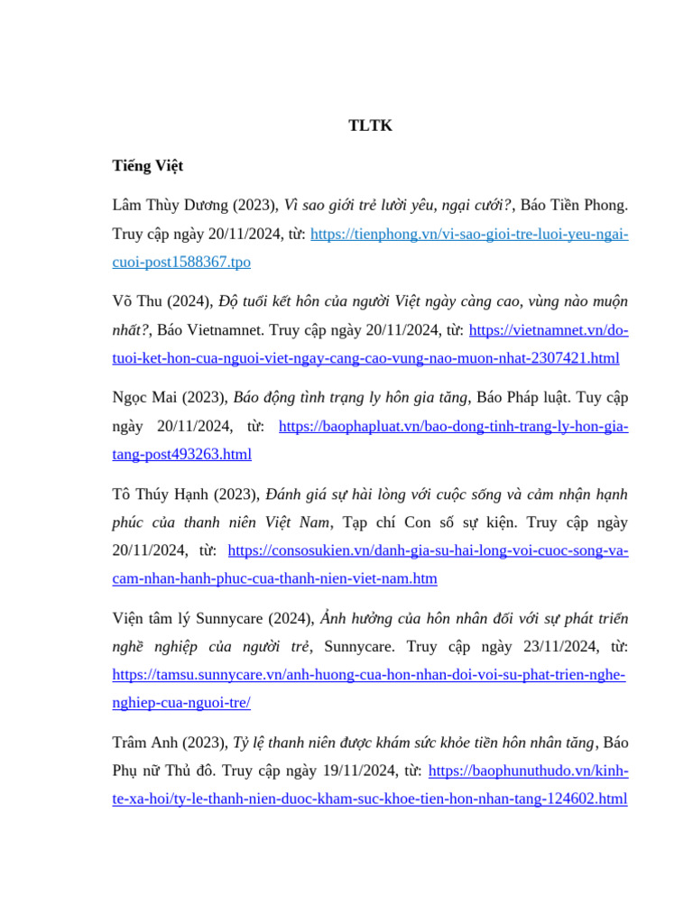 TLTK - TLH 231124 | PDF
