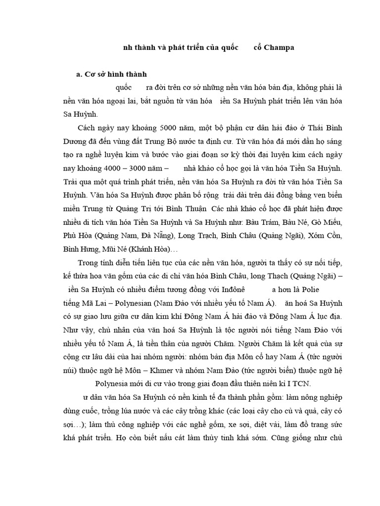 VQ Champa Phù Nam | PDF