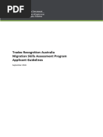 SINP-OASIS User Guide For Applicants | PDF