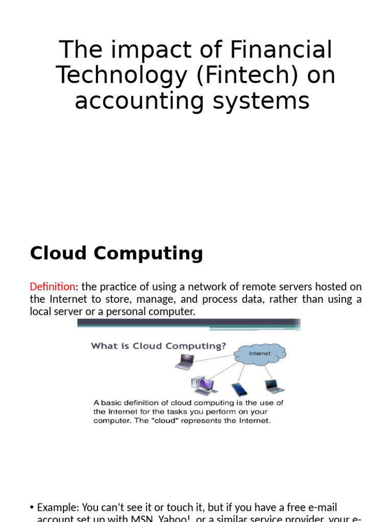 The Impact of Financial Technology (Fintech) | PDF | Security ...