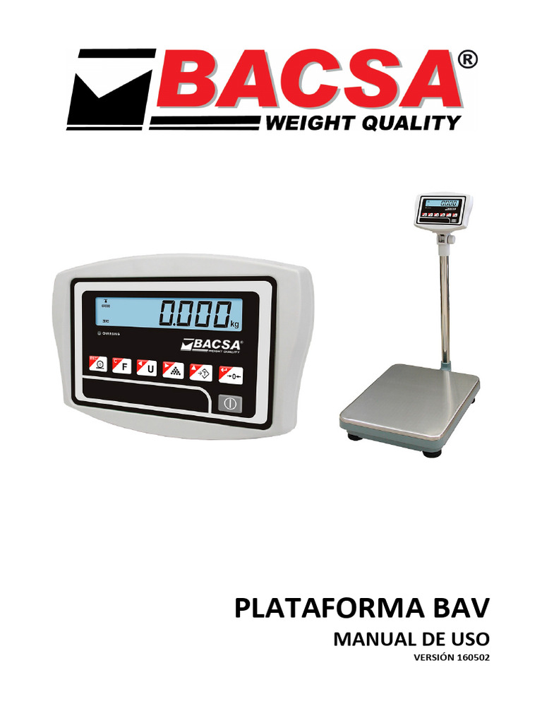 Bacsa Usuario BAV | PDF | Pantalla de cristal líquido | Diodo emisor de luz