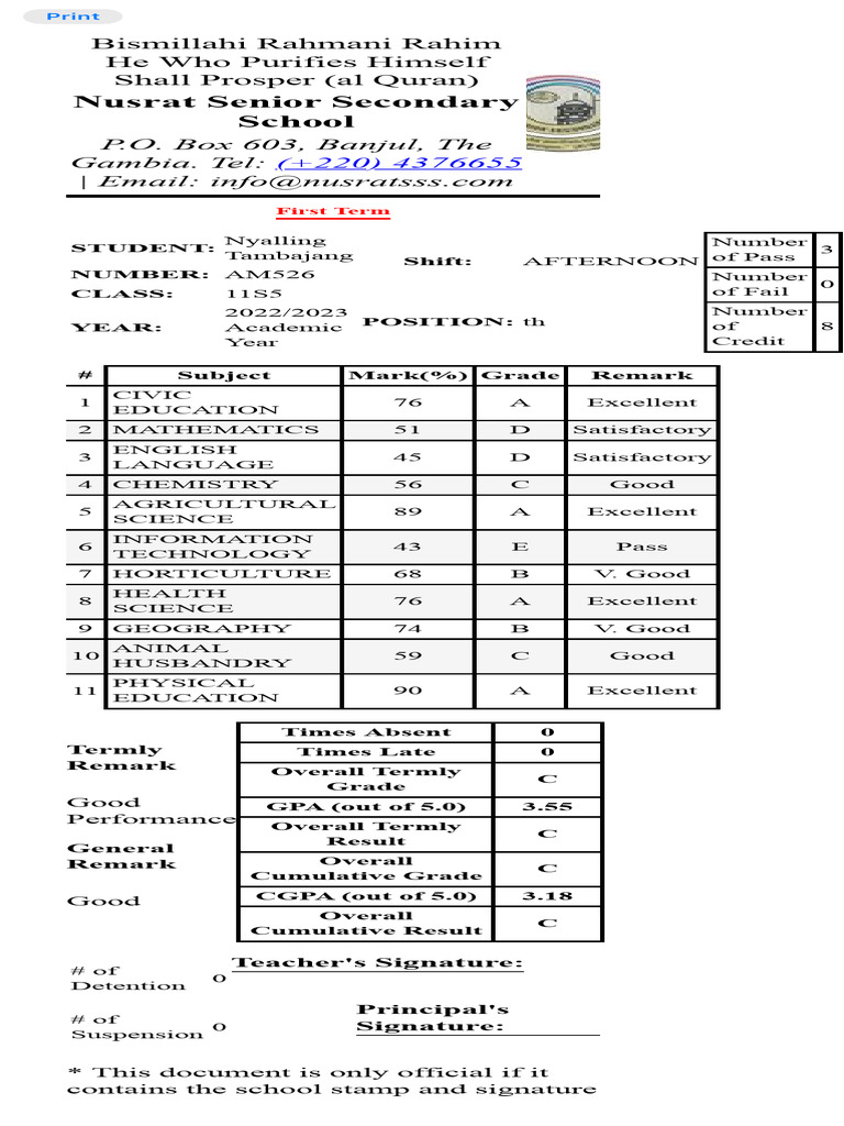 School Management System | PDF