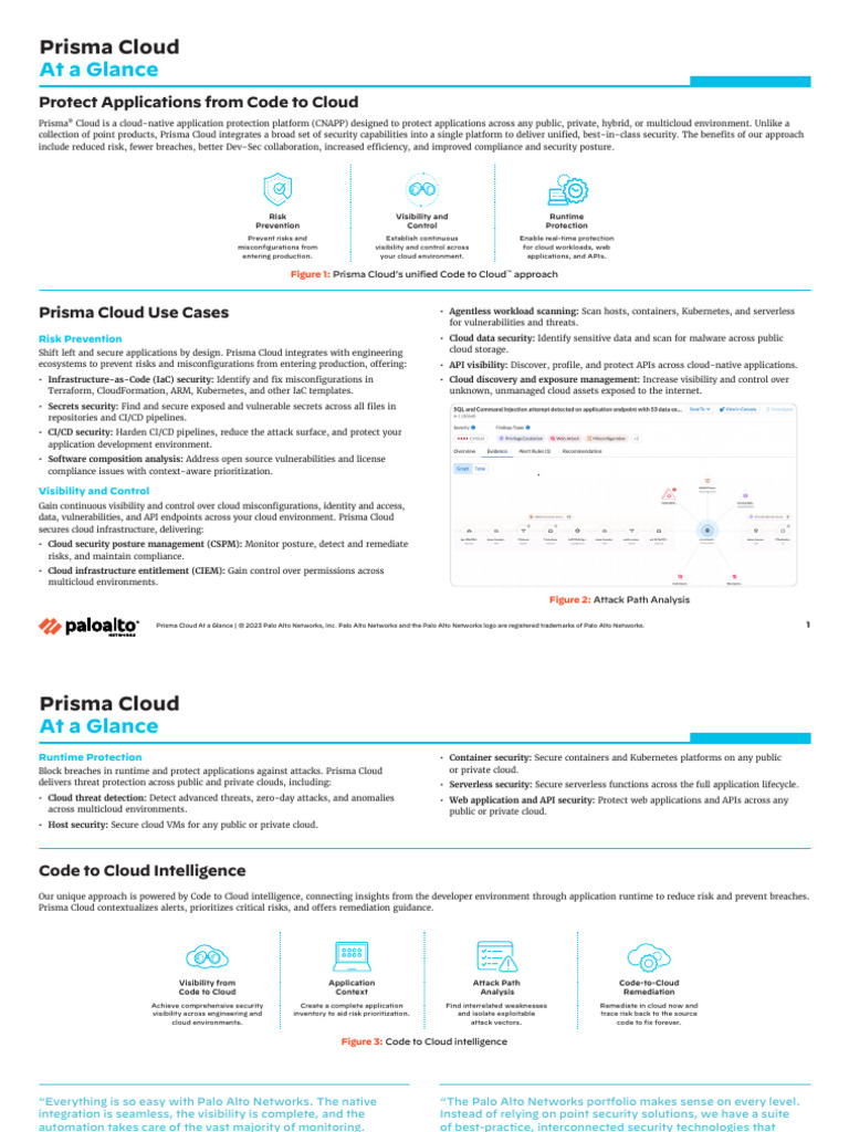 Prisma Cloud Aag | PDF | Cloud Computing | Security