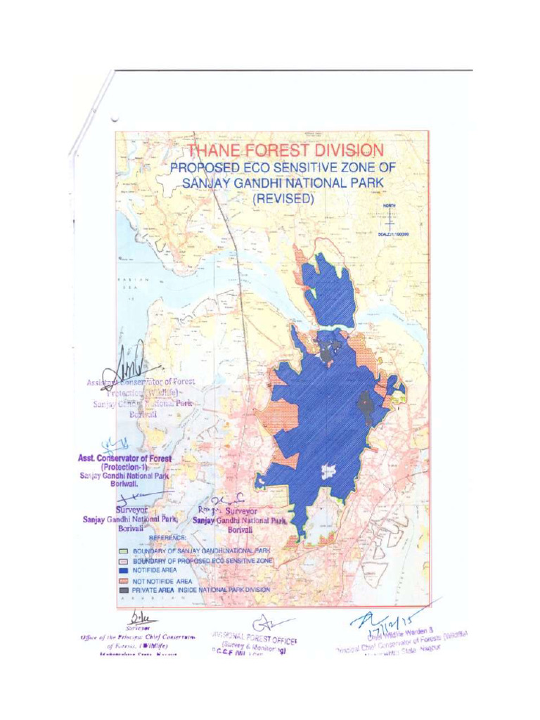 Map of Sanjay Gandhi National Park | PDF