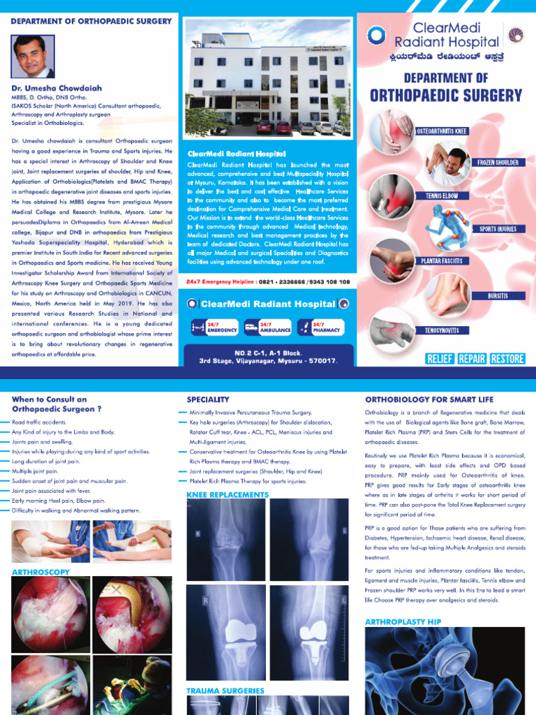 ORTHOPAEDIC-SURGERY-BROCHURE | PDF