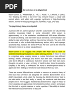 Baron-Cohen Et Al. (Eyes Test) | PDF | Theory Of Mind | Autism