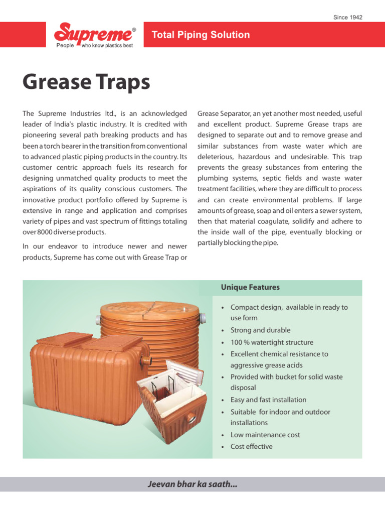 supreme-grease-trap | PDF