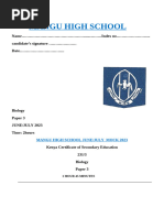 Wakisha Uce Biology Practical Paper Two | PDF