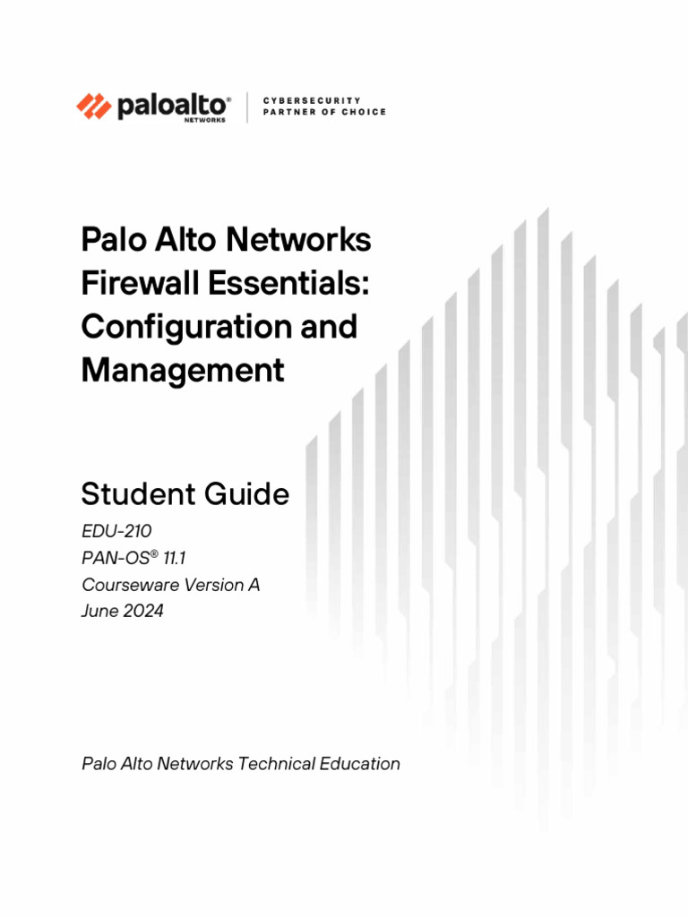Palo Alto Networks Firewall Policy Guide | PDF | Port (Computer ...
