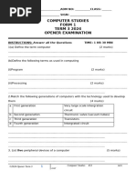 Form 2 Term 3 | PDF | Spreadsheet | Computer Engineering