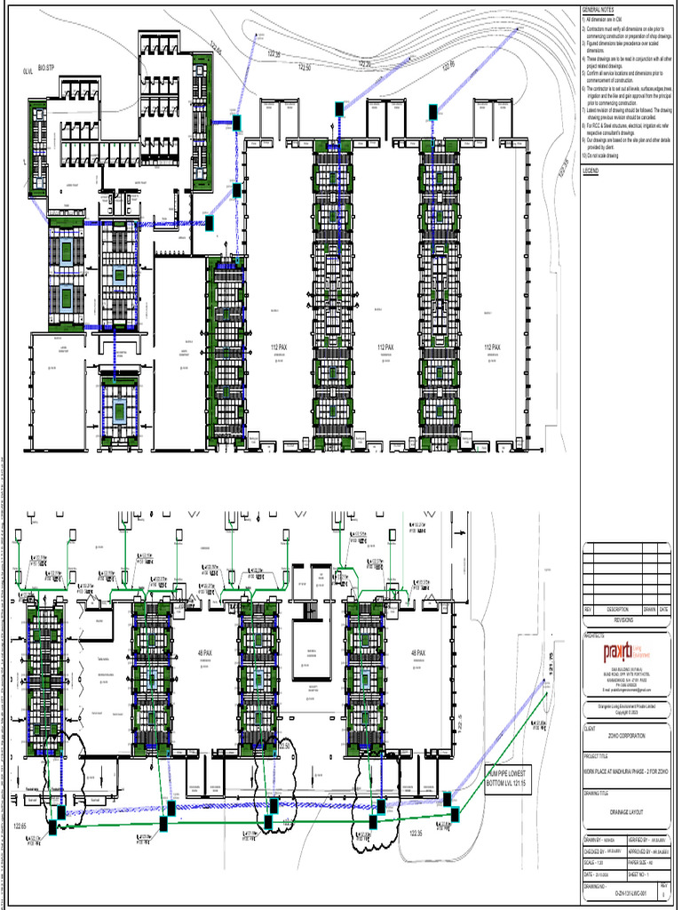 Drainage Layout-17-10-2024-Layout1 | PDF | Technical Drawing | Drawing