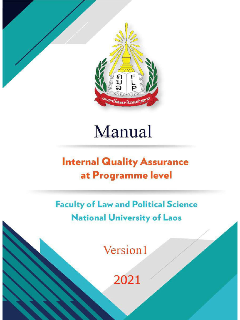 IQA Manual (NUOL) | PDF | Academic Degree | Curriculum