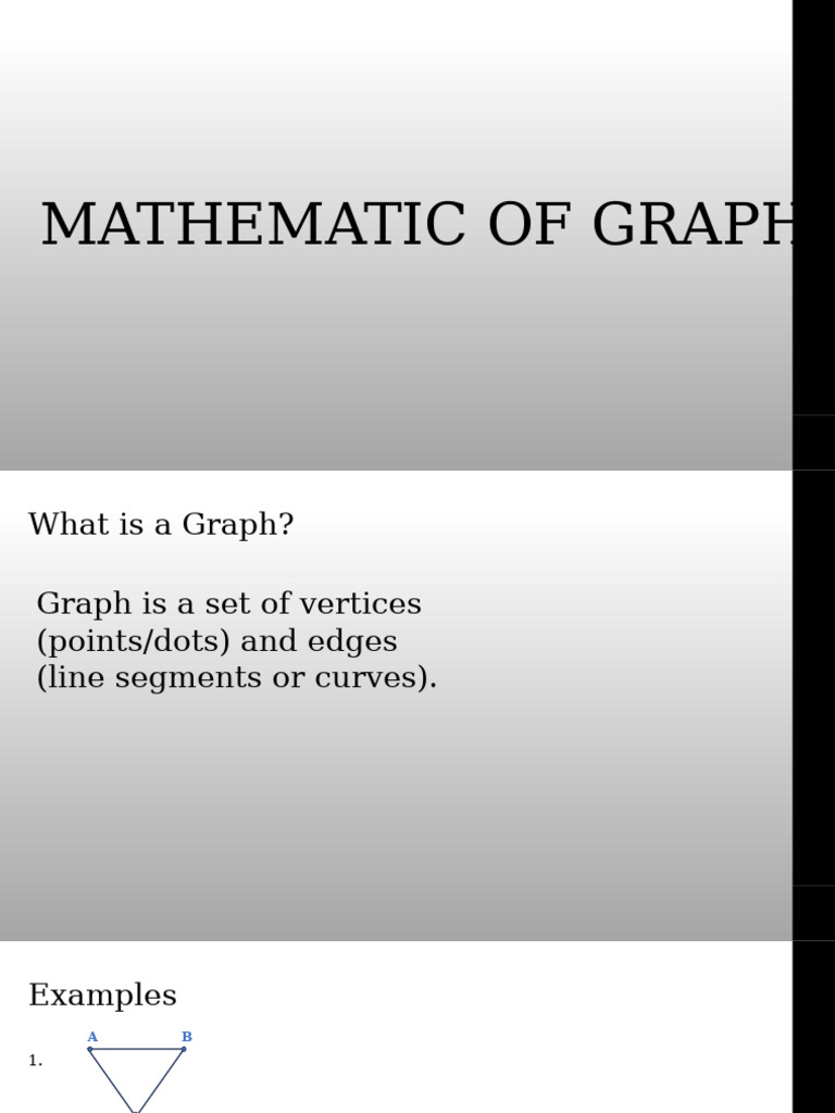 Mathematics of Graphs | PDF | Vertex (Graph Theory) | Mathematical Relations