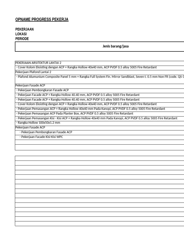 Kontrak Mandor ARIF ACP | PDF