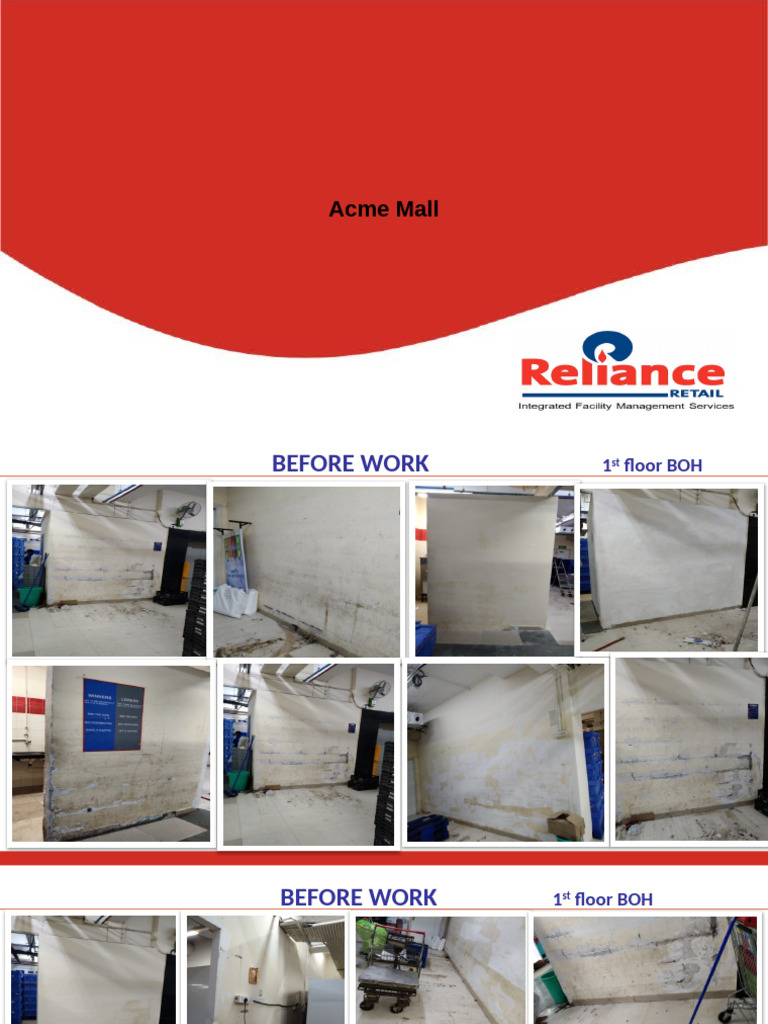 Acme Mall BOH Schedule Overview | PDF