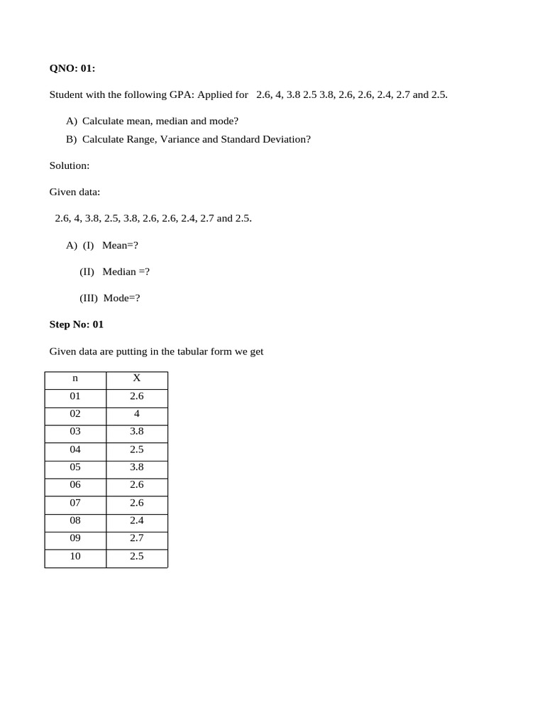 Statistics of Nursing | PDF | Standard Deviation | Statistical Analysis